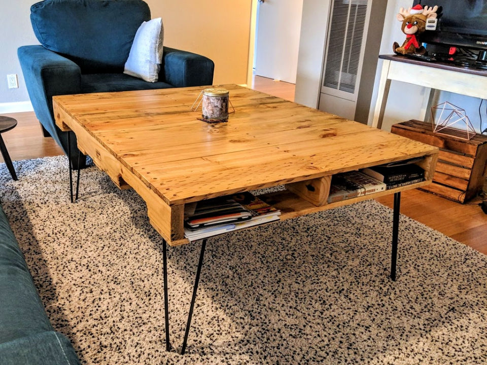 40 Simple Wood Pallet Table Plans and Ideas to DIY - Blitsy