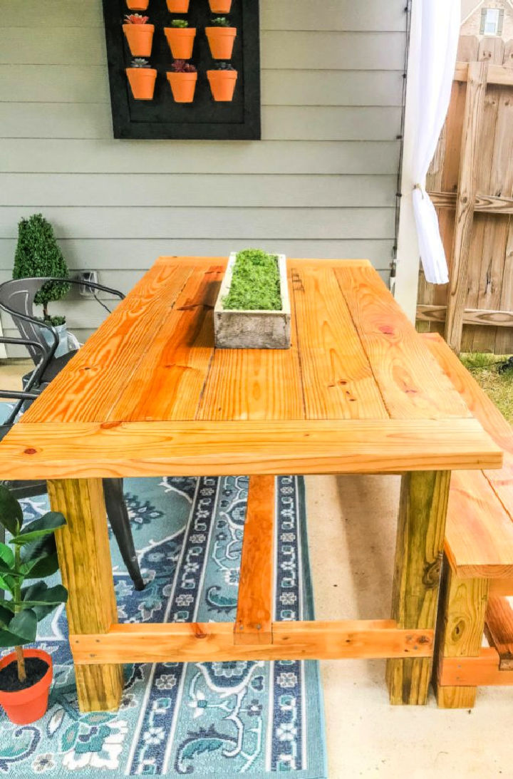 30 Free DIY Outdoor Table Plans (2024 Updated) - Blitsy