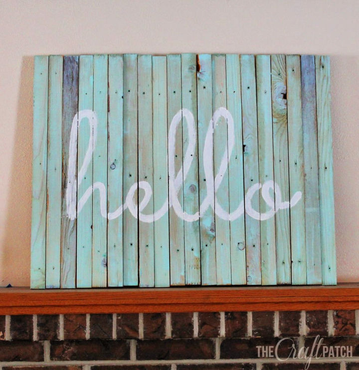 40 Wood Pallet Sign Ideas You Can DIY - Blitsy
