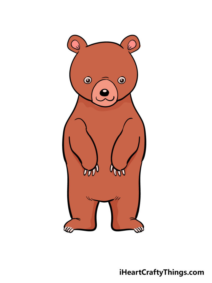 25 Easy Bear Drawing Ideas - How to Draw a Bear