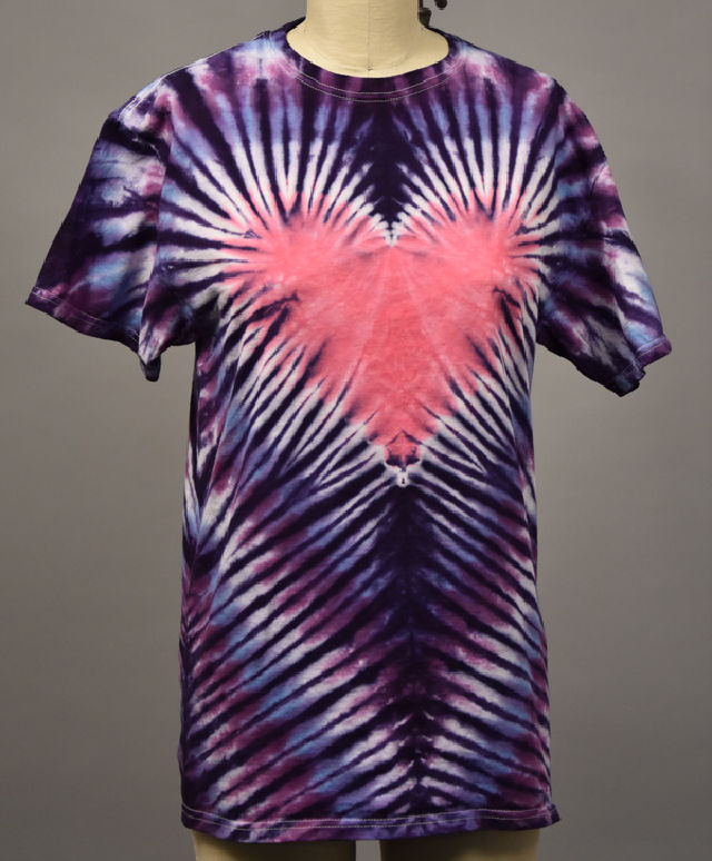 25 Heart Tie Dye Patterns (How to Heart Tie Dye Shirt)