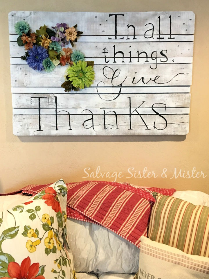 40 Wood Pallet Sign Ideas You Can DIY - Blitsy