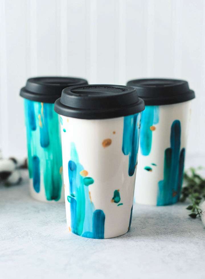 25 DIY Mug Painting Ideas: How to Paint a Mug - Blitsy