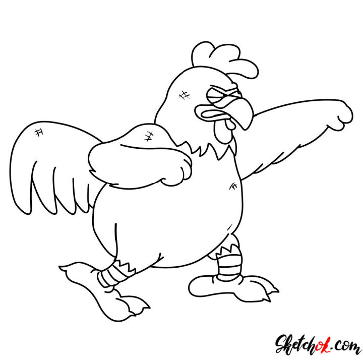 25 Easy Chicken Drawing Ideas - How to Draw a Chicken