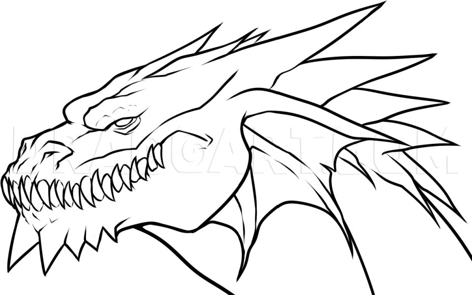 30 Easy Dragon Drawing Ideas - How To Draw A Dragon - Blitsy