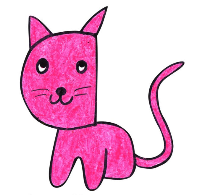 30 Cute and Easy Cat Drawing Ideas - How To Draw A Cat - Blitsy