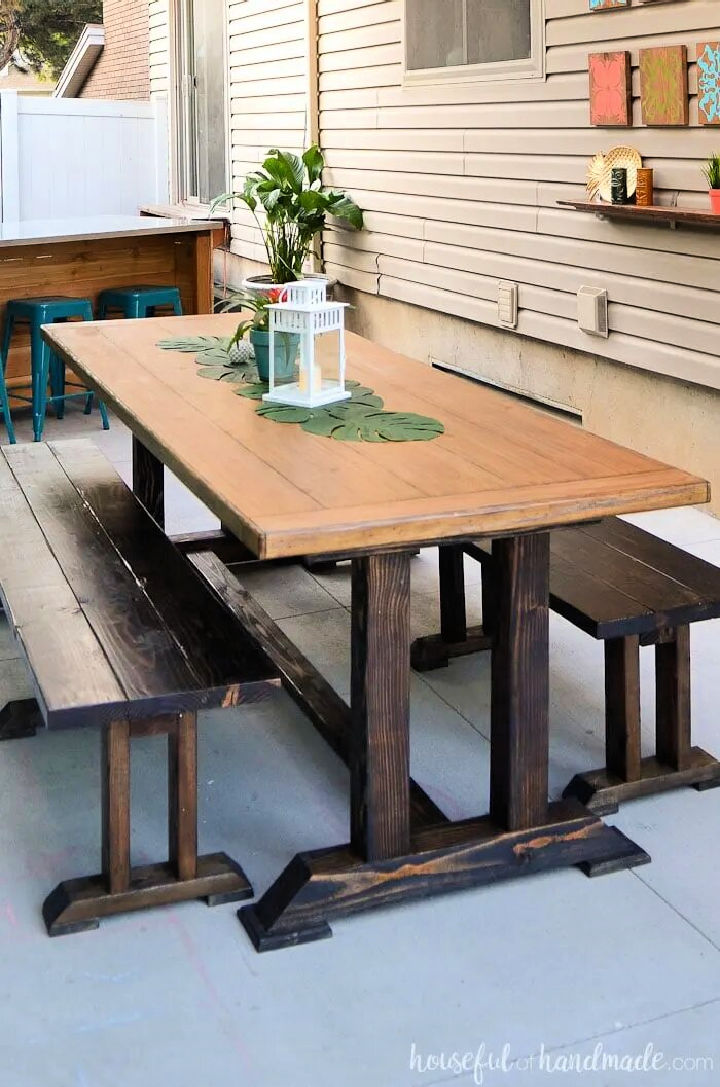 30 Free DIY Outdoor Table Plans (2024 Updated) - Blitsy