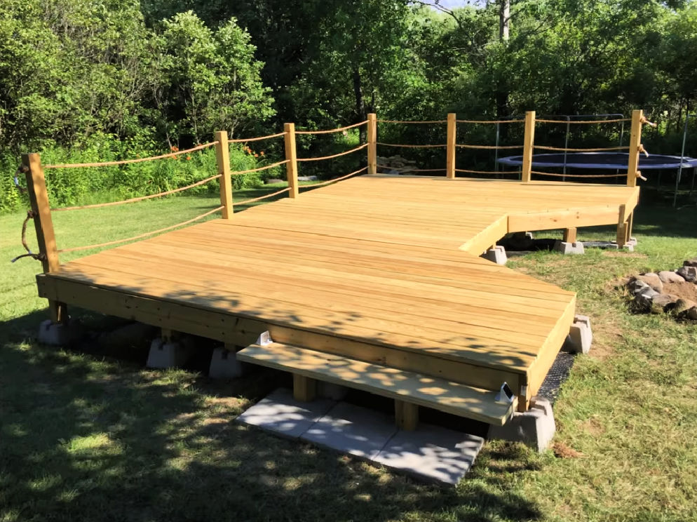 DIY Floating Deck (25 Free Plans) - Blitsy
