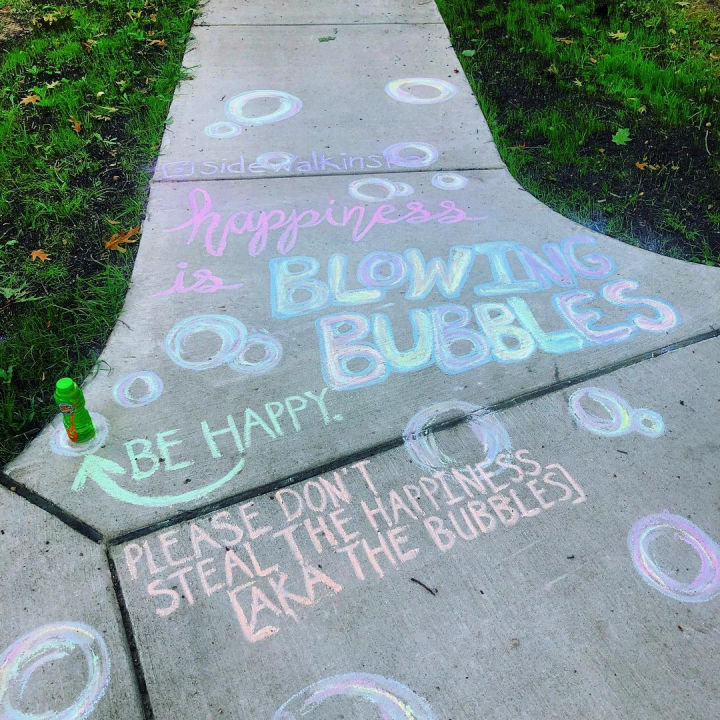30 Easy Chalk Art Ideas - Chalk Drawing Ideas for Sidewalk