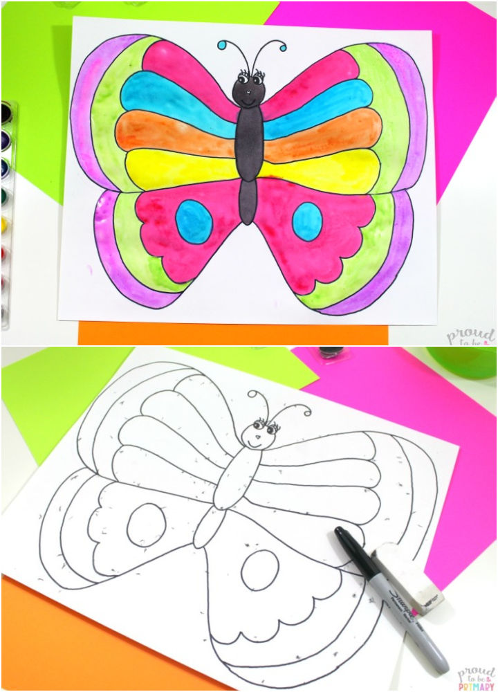 25 Easy Butterfly Drawing Ideas - How to Draw