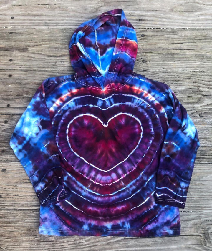 25 Heart Tie Dye Patterns (How to Heart Tie Dye Shirt)