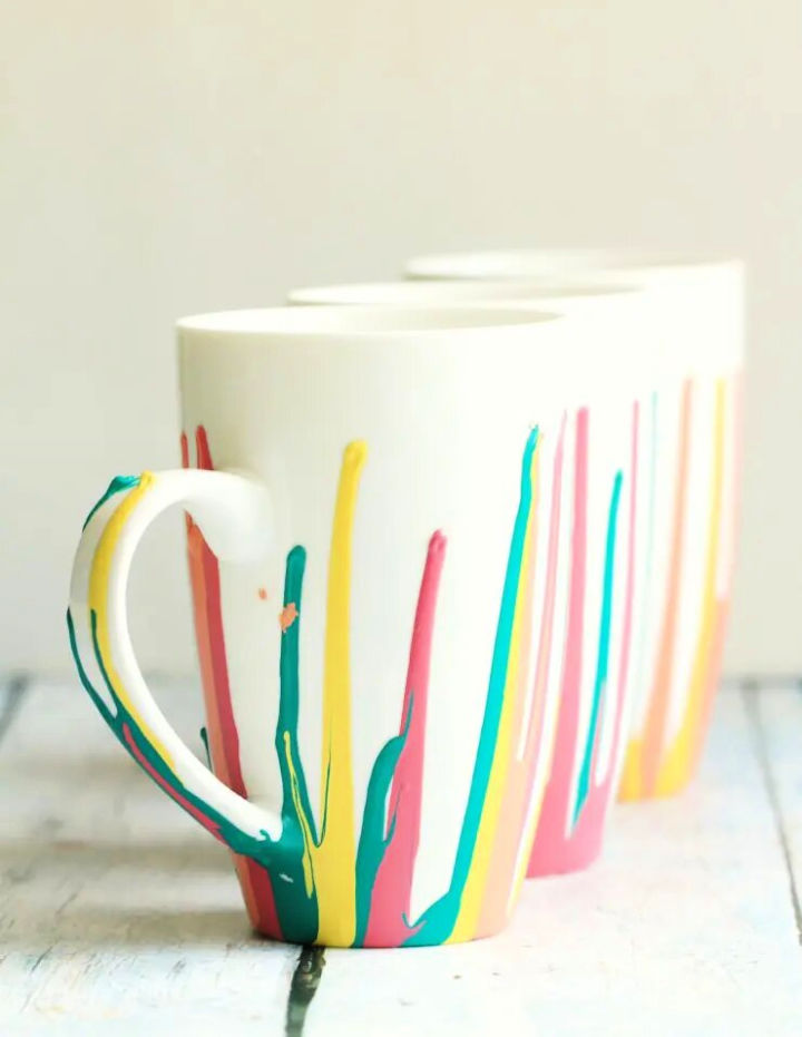 25 DIY Mug Painting Ideas: How to Paint a Mug - Blitsy
