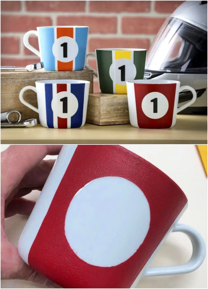 25 DIY Mug Painting Ideas: How to Paint a Mug - Blitsy