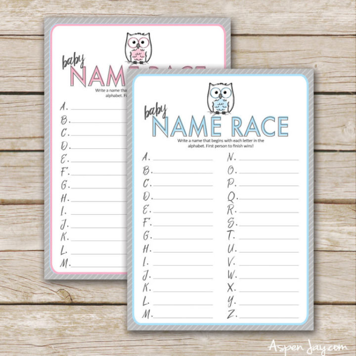 20 Free Baby Shower Game Printables - Blitsy