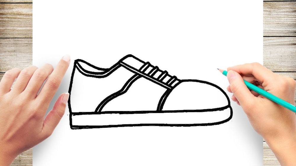 25 Easy Shoes Drawing Ideas - How to Draw a Shoe