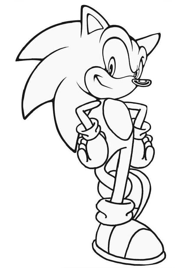 25 Free Sonic Coloring Pages for Kids and Adults