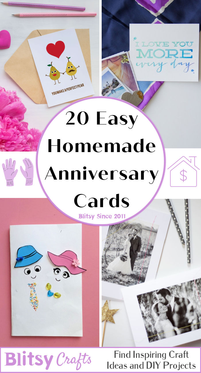 20 Homemade DIY Anniversary Cards Ideas - Blitsy