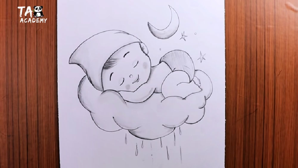 15 Easy Baby Drawing Ideas - How to Draw a Baby