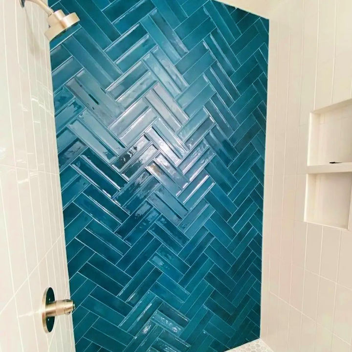 45 Beautiful Shower Tile Ideas You'll Love - Blitsy