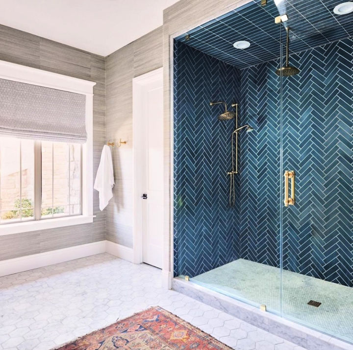 45 Beautiful Shower Tile Ideas You'll Love - Blitsy