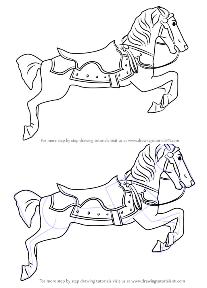25 Easy Horse Drawing Ideas - How To Draw A Horse - Blitsy