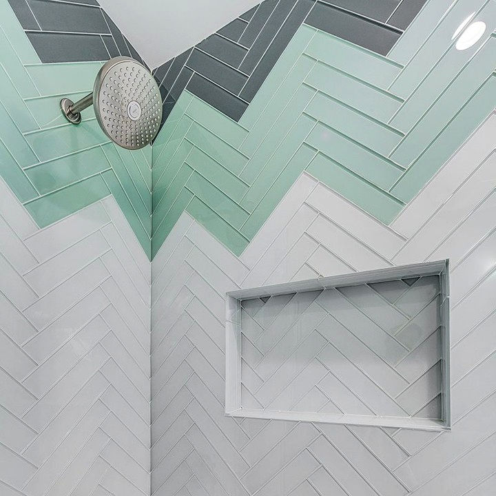 45 Beautiful Shower Tile Ideas You'll Love - Blitsy