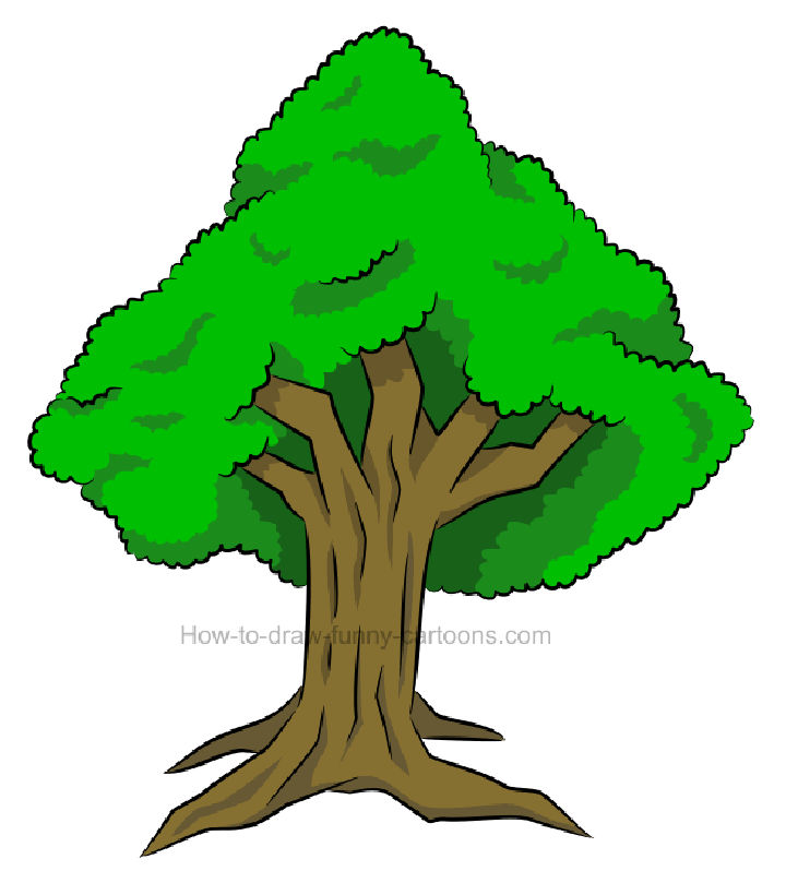 40 Easy Tree Drawing Ideas - How To Draw A Tree - Blitsy