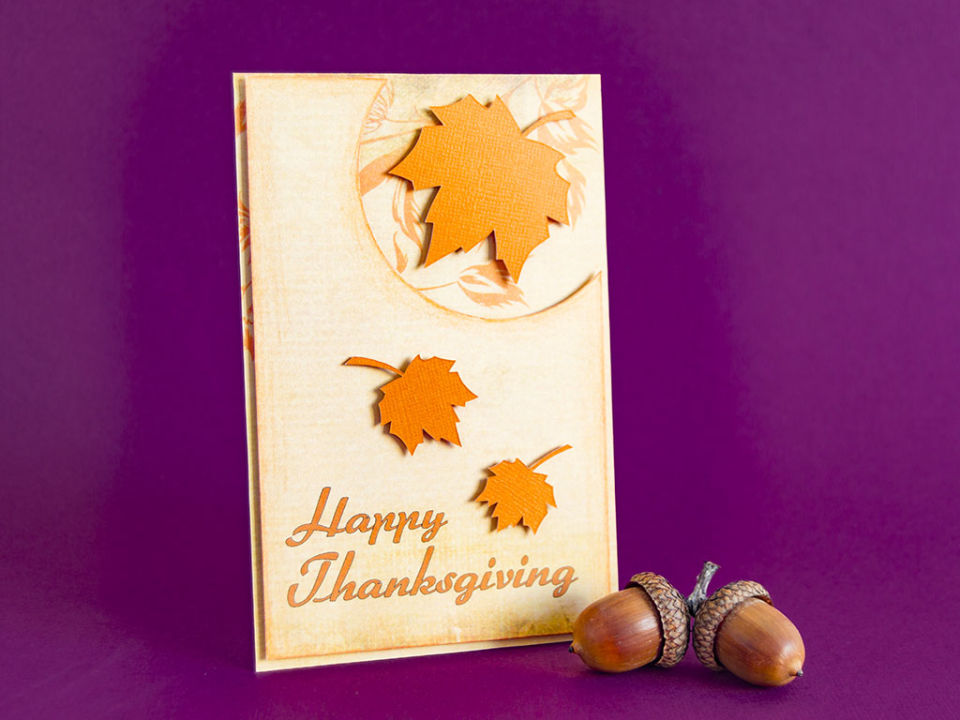 20 Homemade DIY Thanksgiving Cards To Make - Blitsy