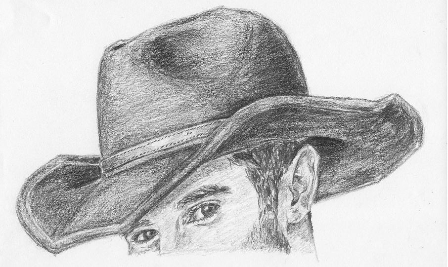 Easy Steps to Draw a Cowboy Hat - Anthony Monsun