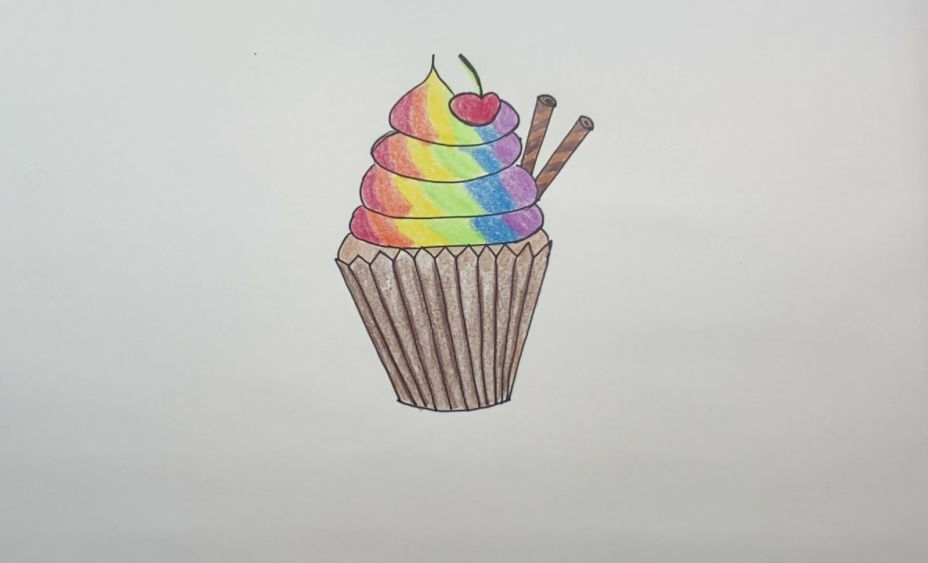 20 Easy Cupcake Drawing Ideas - How to Draw a Cupcake