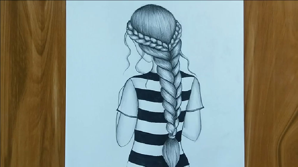 20 Easy Braid Drawing Ideas - How To Draw Braids and Box Braids