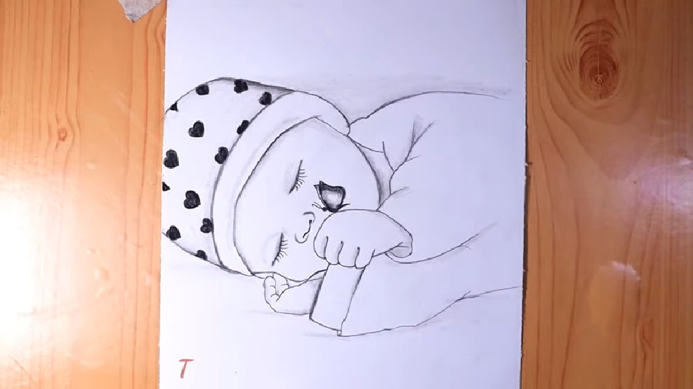 15 Easy Baby Drawing Ideas - How to Draw a Baby