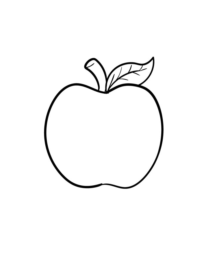 25 Easy Apple Drawing Ideas - How To An Draw Apple - Blitsy