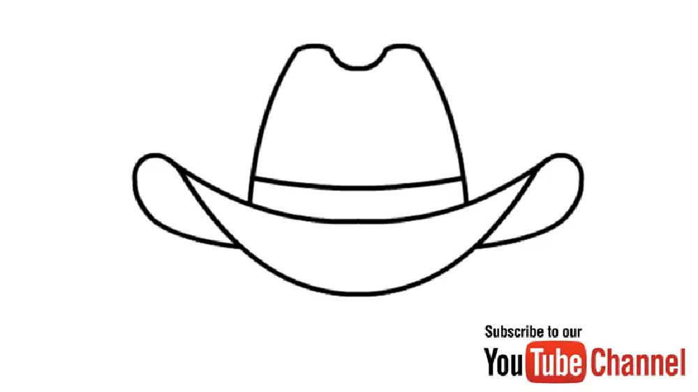 15 Easy Cowboy Hat Drawing Ideas - How To Draw A Cowboy Hat