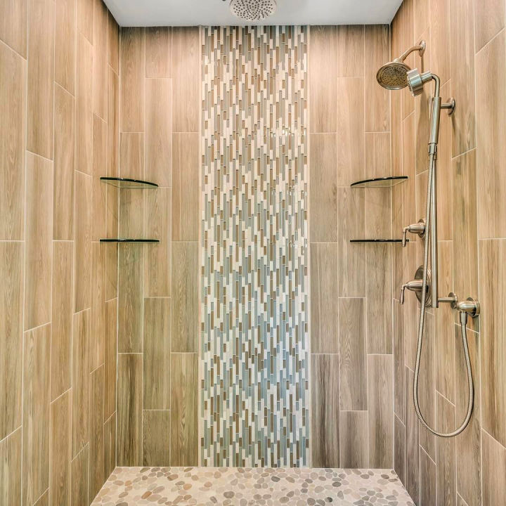 45 Beautiful Shower Tile Ideas You'll Love - Blitsy