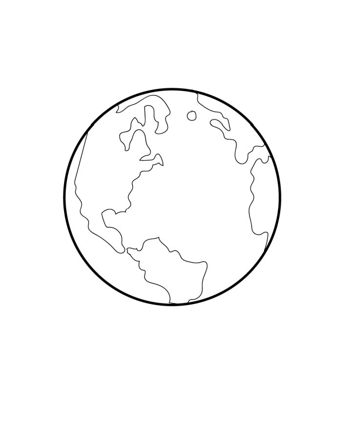 20 Easy Earth Drawing Ideas - How To Draw Earth - Blitsy