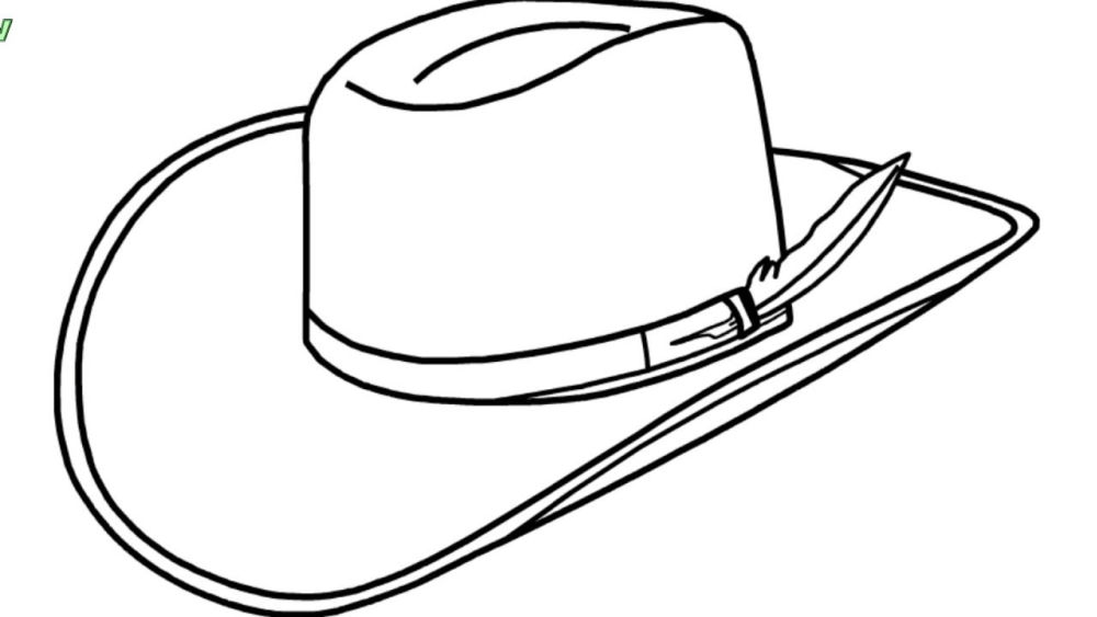 Easy Steps to Draw a Cowboy Hat - Anthony Monsun