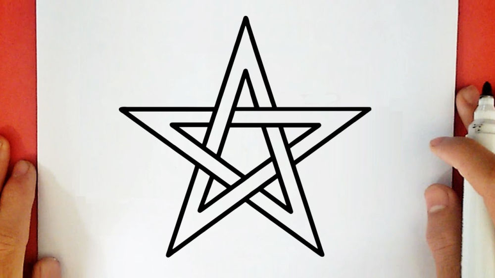 20 Easy Star Drawing Ideas - How To Draw A Star - Blitsy