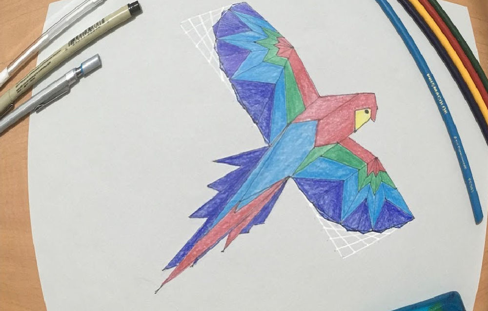 30 Easy Bird Drawing Ideas - How To Draw A Bird - Blitsy