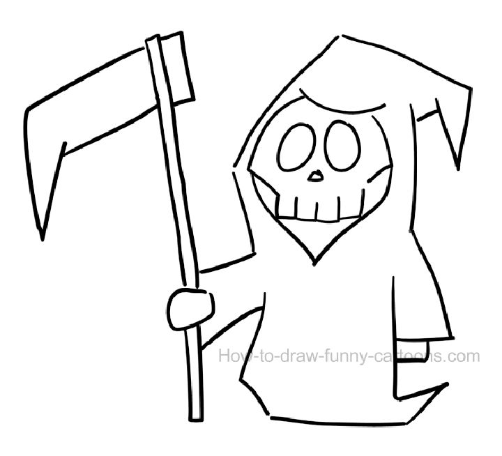 20 Easy Grim Reaper Drawing Ideas - Cool Grim Reaper Drawings