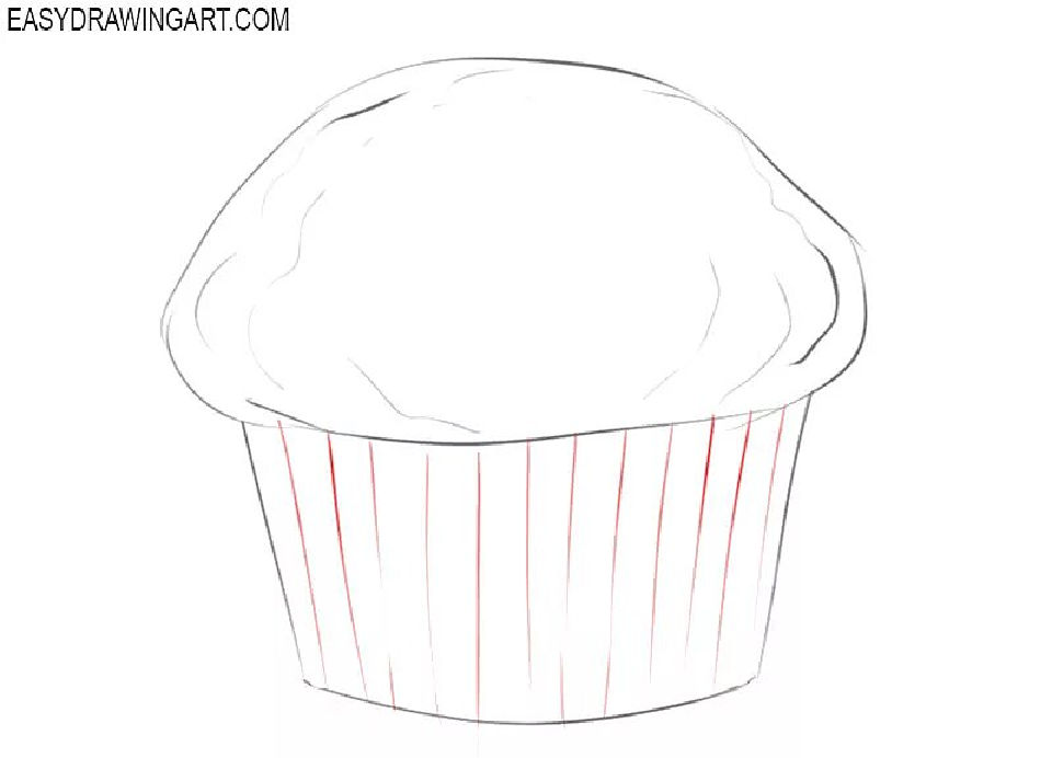 20 Easy Cupcake Drawing Ideas - How to Draw a Cupcake