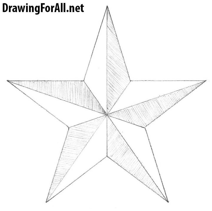 20 Easy Star Drawing Ideas - How To Draw A Star - Blitsy