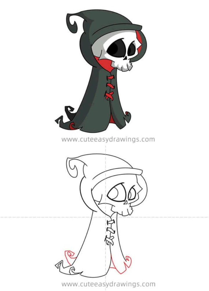 20 Easy Grim Reaper Drawing Ideas - Cool Grim Reaper Drawings