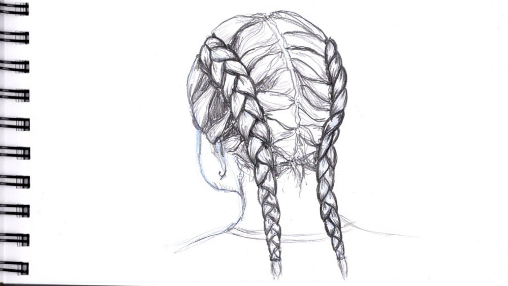 20 Easy Braid Drawing Ideas - How To Draw Braids and Box Braids