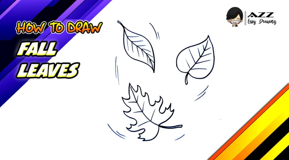 15 Easy Fall Leaf Drawing Ideas - Fall Leaves Drawing