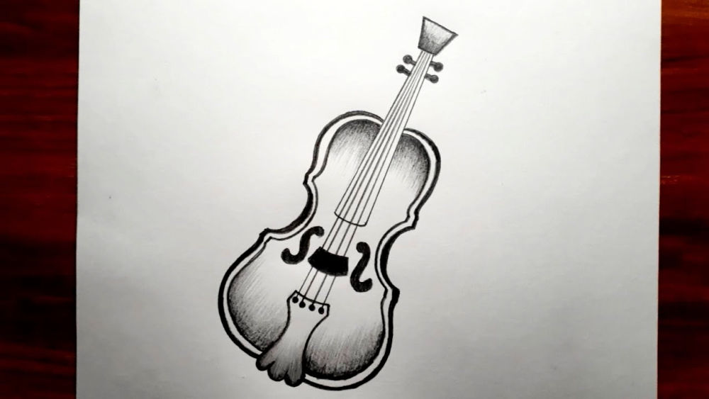 20 Easy Guitar Drawing Ideas - How To Draw A Guitar - Blitsy
