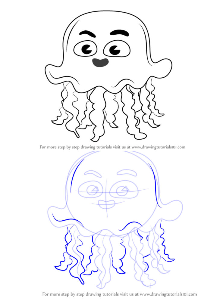 20 Easy Jellyfish Drawing Ideas - How to Draw a Jellyfish