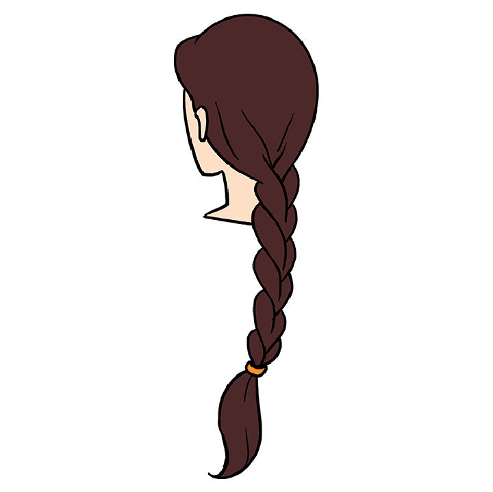 20 Easy Braid Drawing Ideas - How To Draw Braids and Box Braids