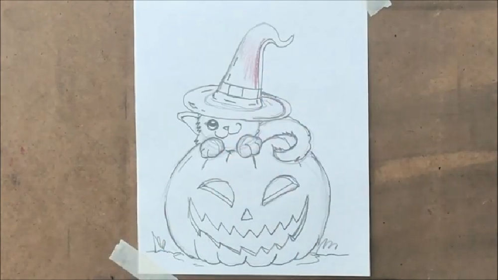 25 Easy Pumpkin Drawing Ideas - How To Draw A Pumpkin - Blitsy