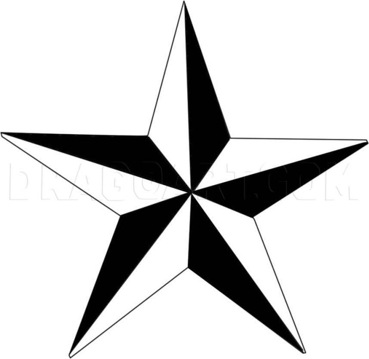 20 Easy Star Drawing Ideas - How To Draw A Star - Blitsy